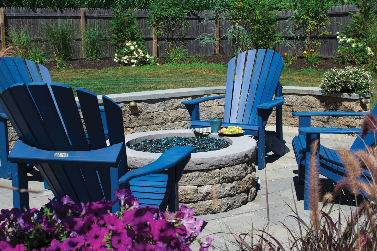 Outdoor Gas Fire Pit Inserts - Ideal Block