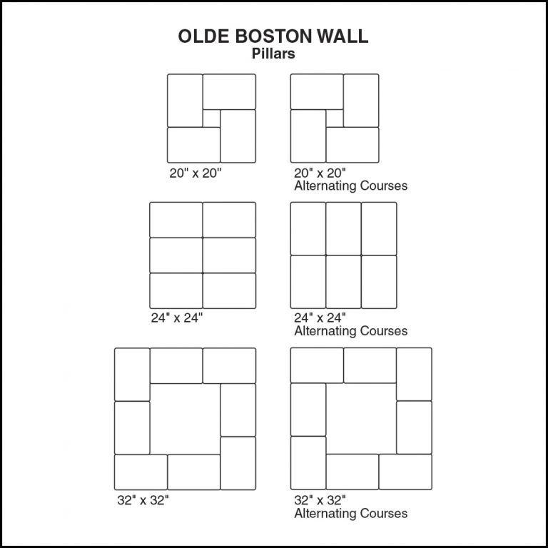 Pillars & Pillar Caps - Ideal Block