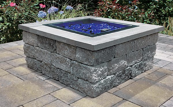 Roman Pisa® Fire Pit - Pavers by Ideal