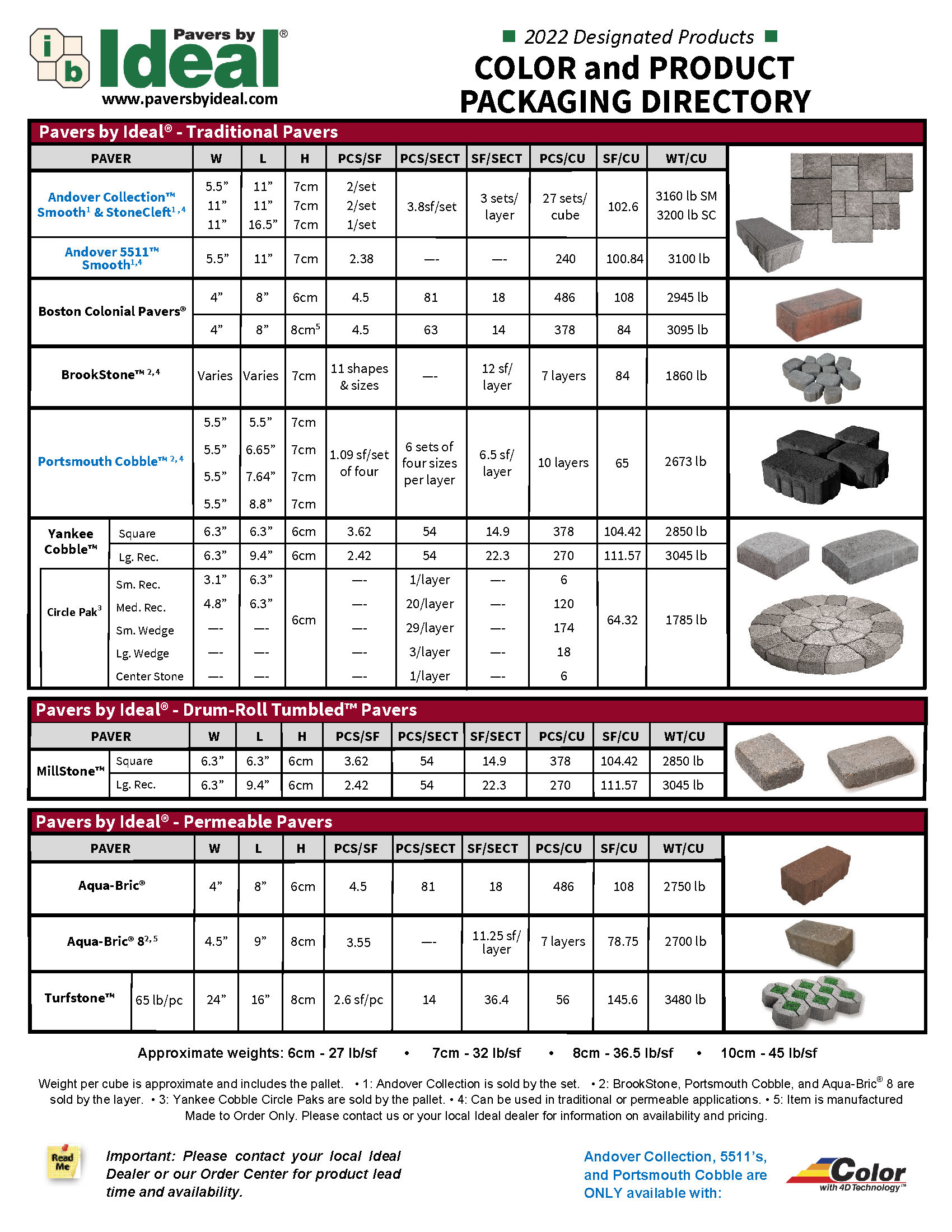 PDF Resources - Pavers by Ideal
