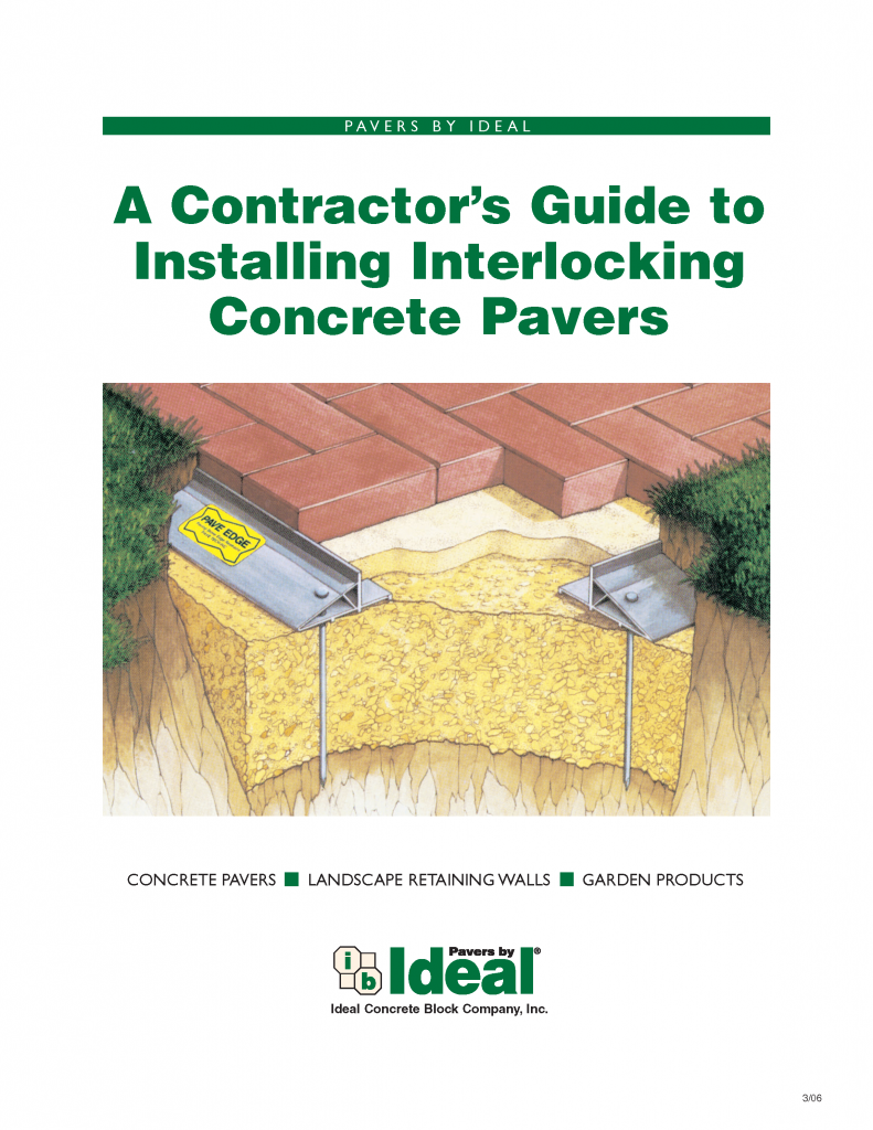 A Contractor's Guide to Installing Interlocking Concrete Pavers - Ideal ...