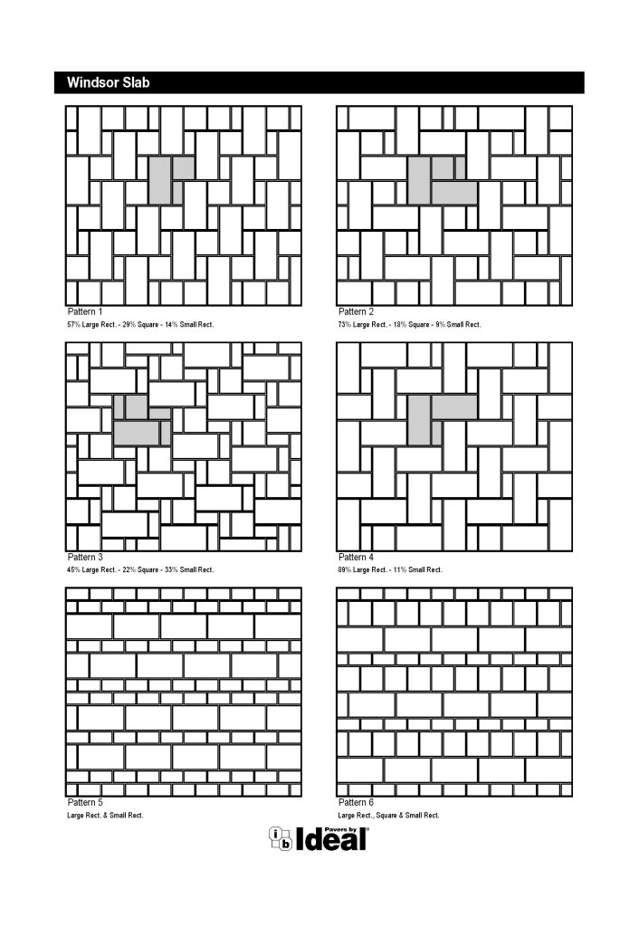Windsor Slab™ Pattern Guide - Ideal Block